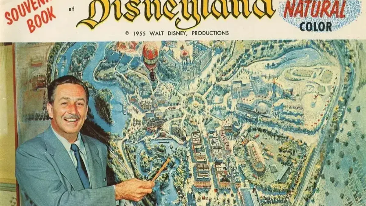Disneyland Map 1955 Original Herb Ryman Disneyland Map MiceChat
