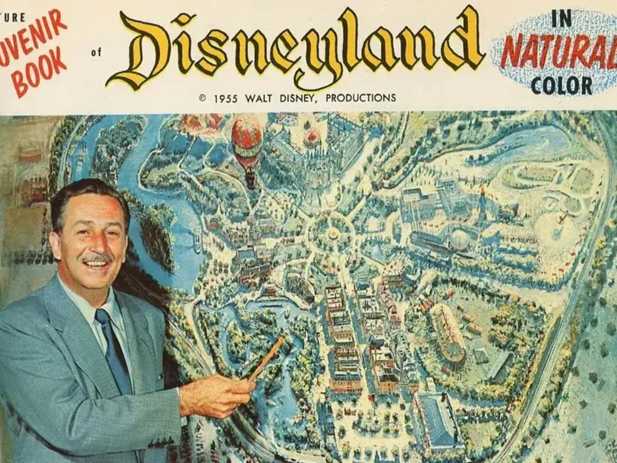Disneyland 1955 Map