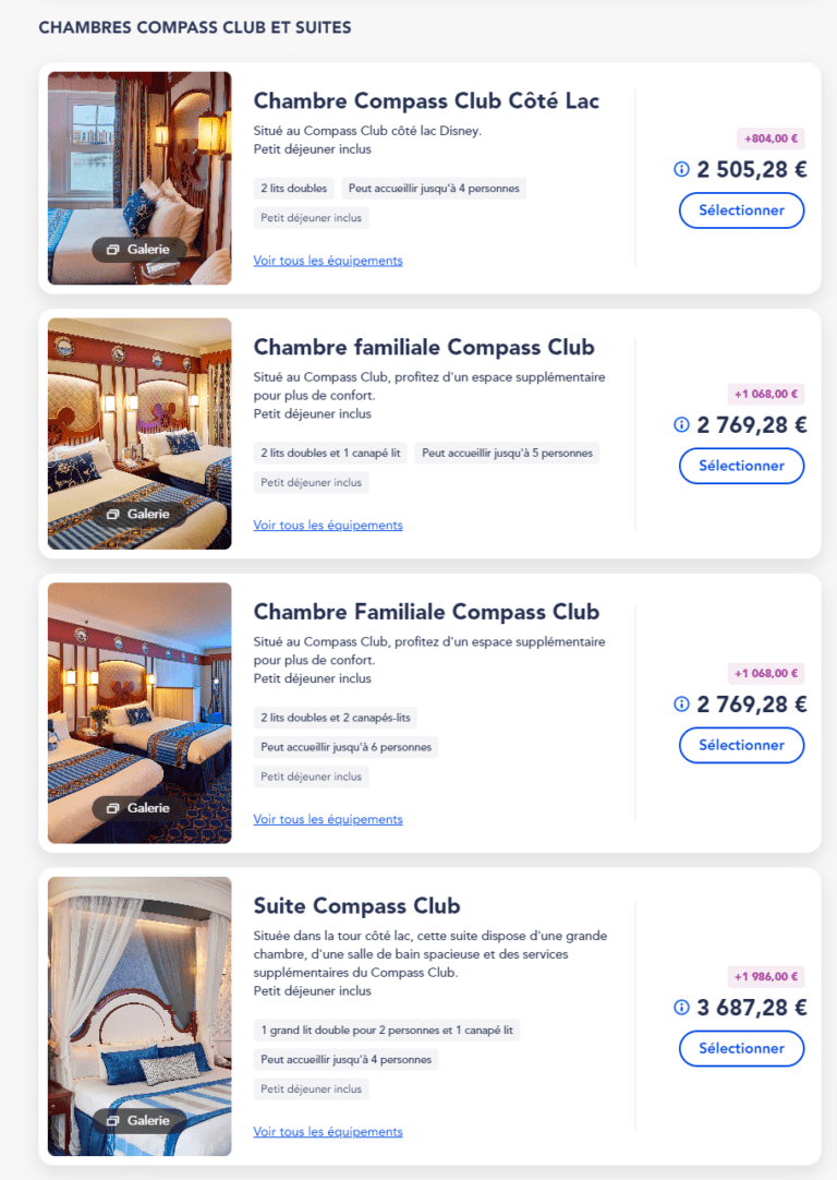 Chambres Compass Club Newport Bay : tarifs 2026 et avis